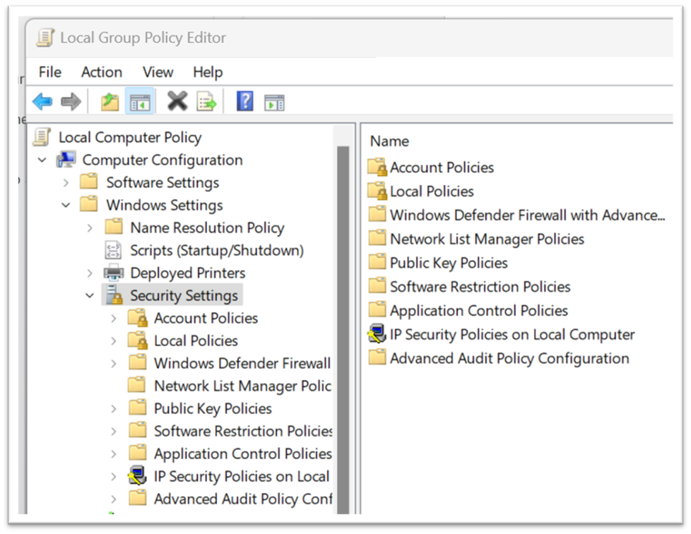 Local Password Policy on Windows