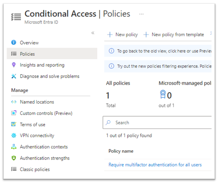 Microsoft 365 Conditional Access MFA/2FA and Security Defaults