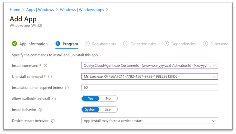 Agent Setup for Microsoft Windows