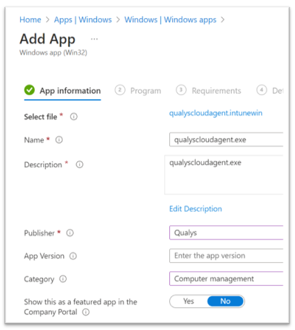 Agent Setup for Microsoft Windows
