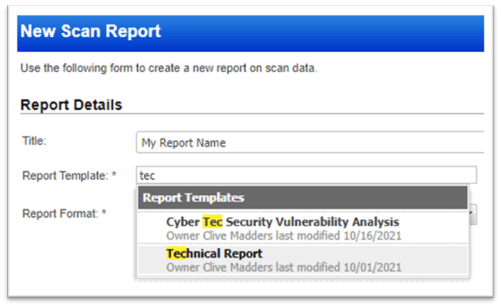 Qualys CE+ Report Creation